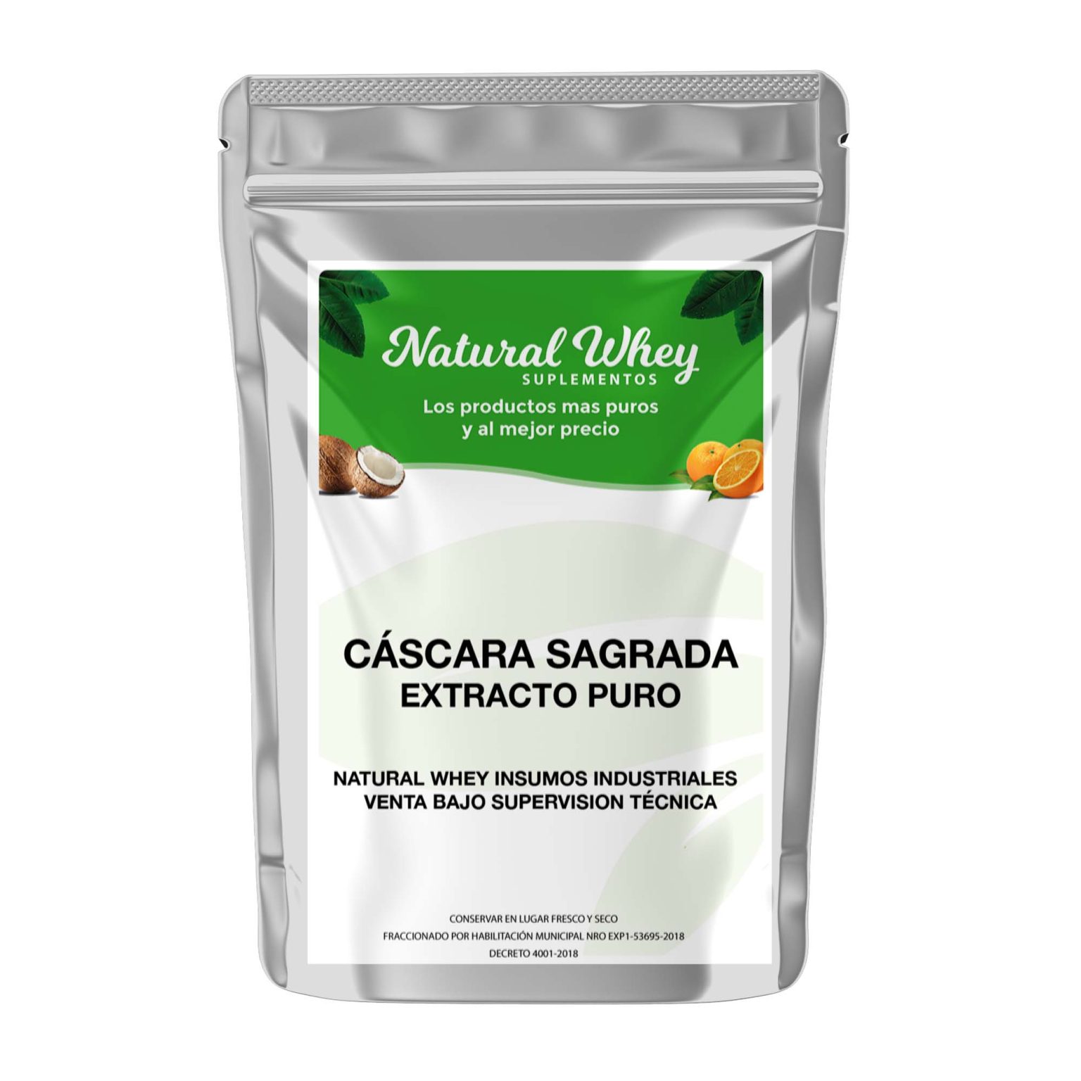 CÁSCARA SAGRADA EXTRACTO PURO – Natural Whey Suplementos